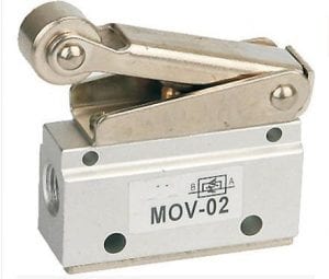 3-Way Air Directional Control Valve with 1 Direction Roller Lever, 3 ...