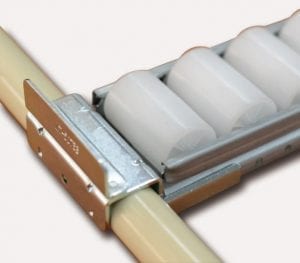 73mm Steel Conveyor Mount With Stop - Short - C Tek Lean Solutions, Inc.