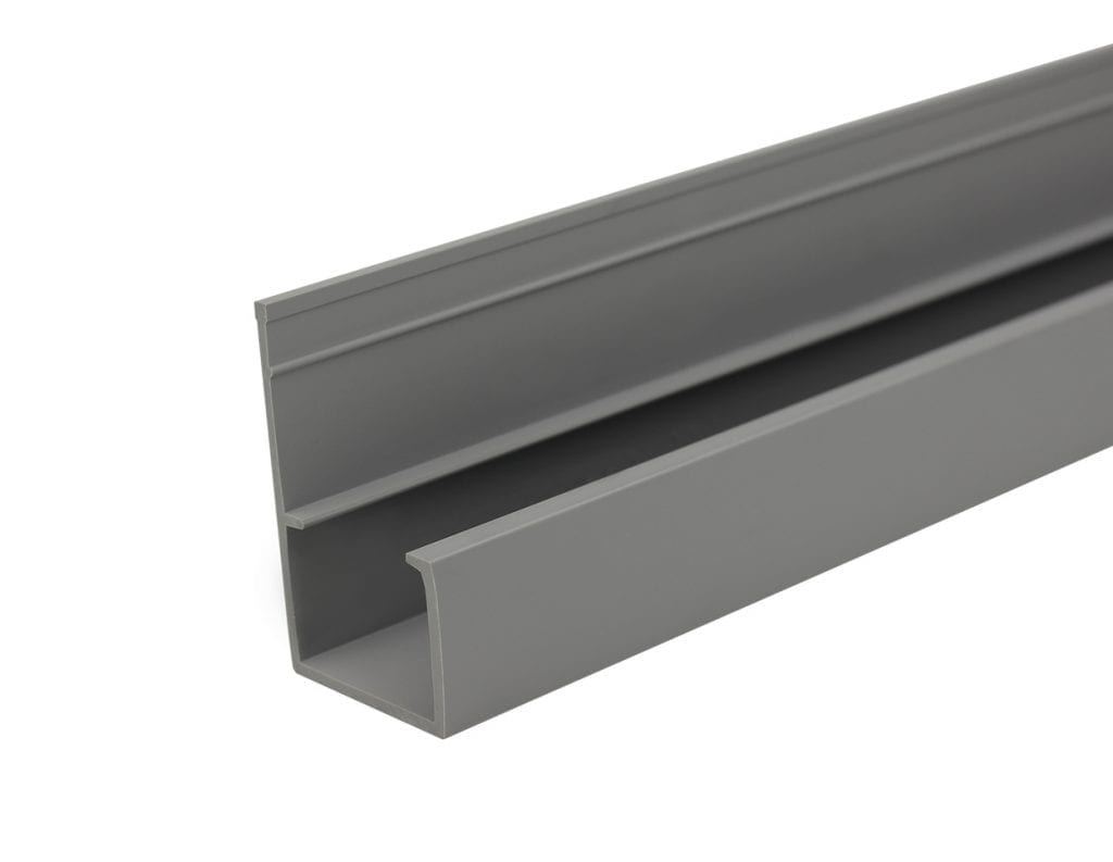 Guide Rail, Plastic, Lateral, 10' - C Tek Lean Solutions, Inc.