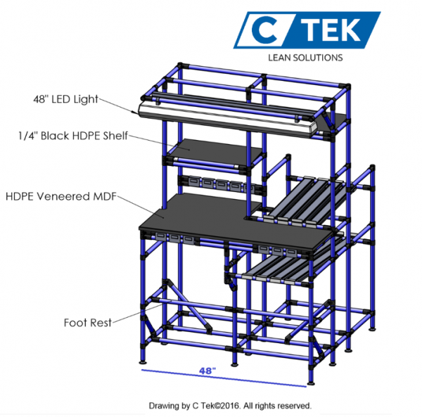 Free Up Space with Modular Pipe & Connector Systems | C Tek Lean Solutions