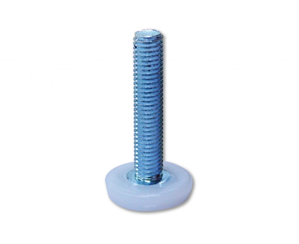 10mm Adjustable Foot with 50mm Plastic Pad Large Requires 10 MM Insert ...