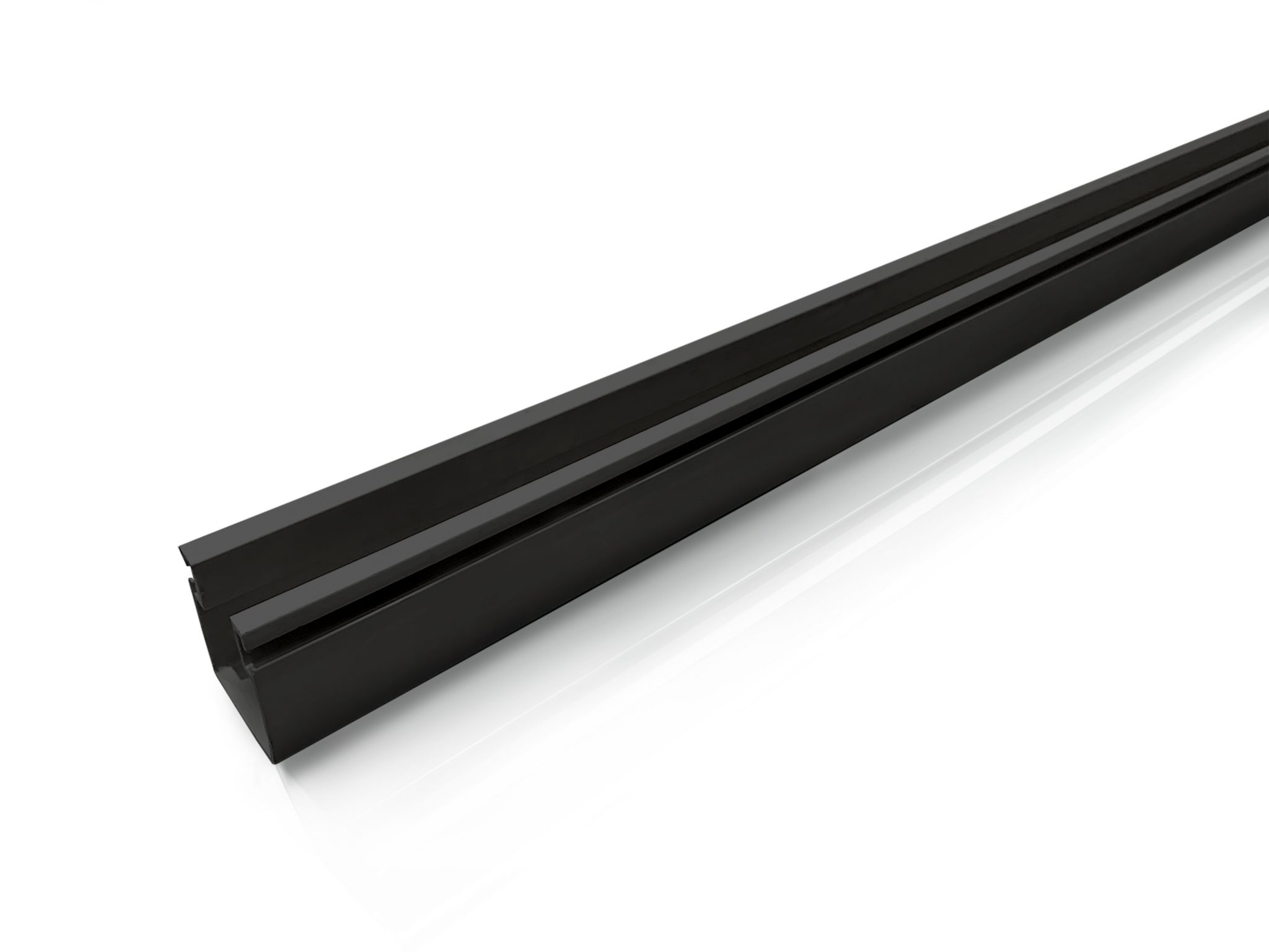 Guide Rail Small Single Lane, 3M Black - C Tek Lean Solutions, Inc.